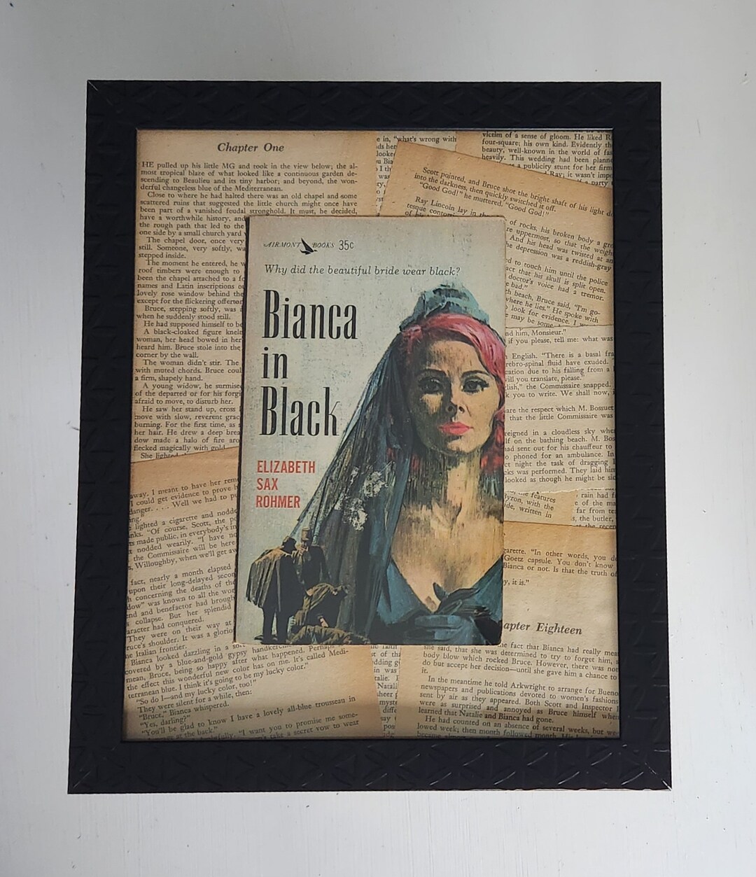 Elizabeth Sax Rohmer - Bianca in Black - Vintage Paperback Book Cover ...