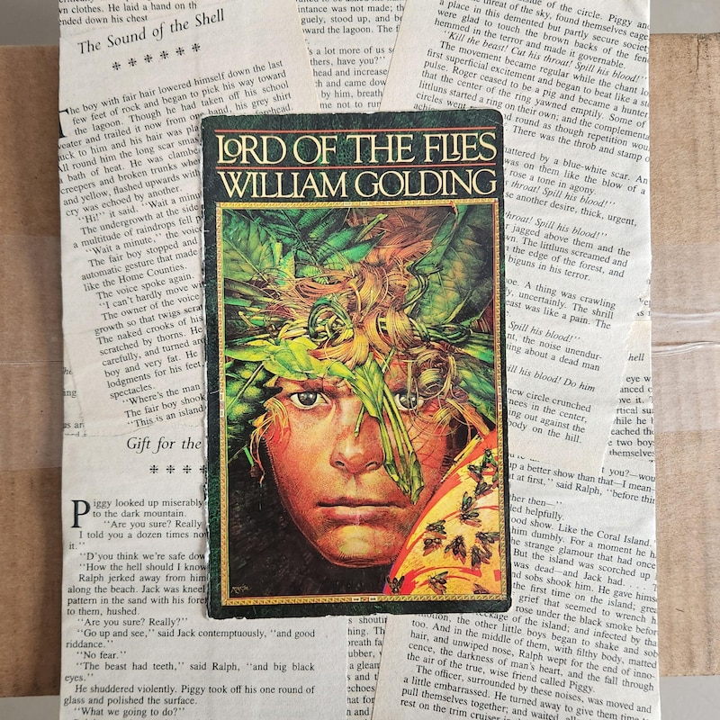 Lord of the Flies Book Cover - Etsy