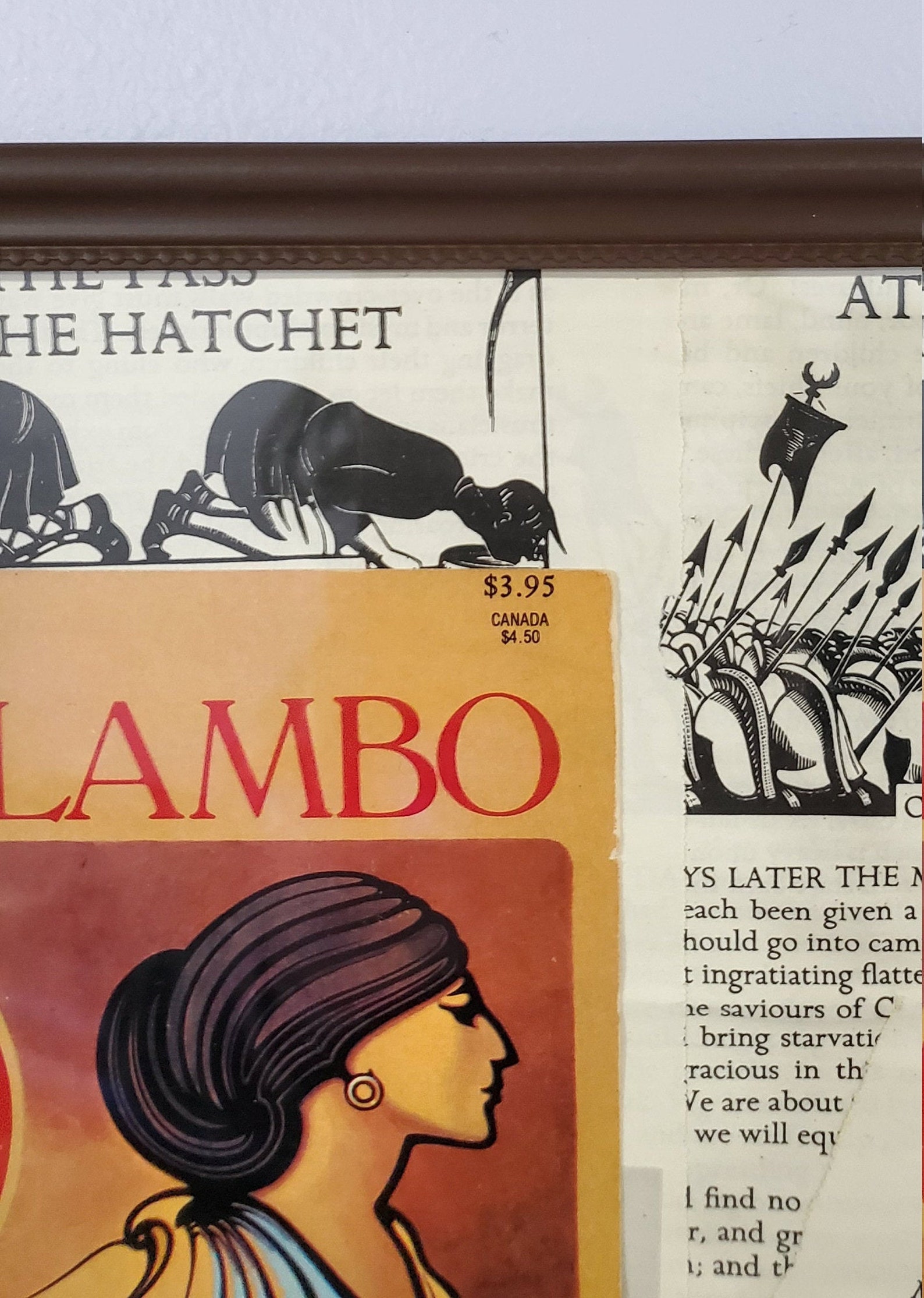 Gustave Flaubert - Salambo - Vintage Paperback Book Cover Collage Art ...