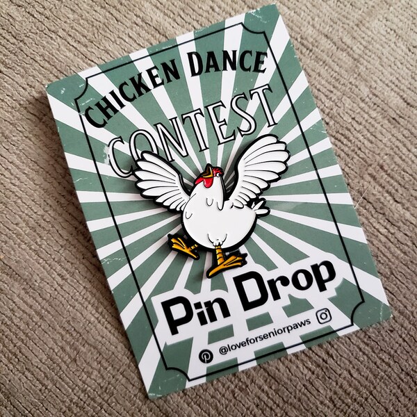 Chicken Pin - Etsy