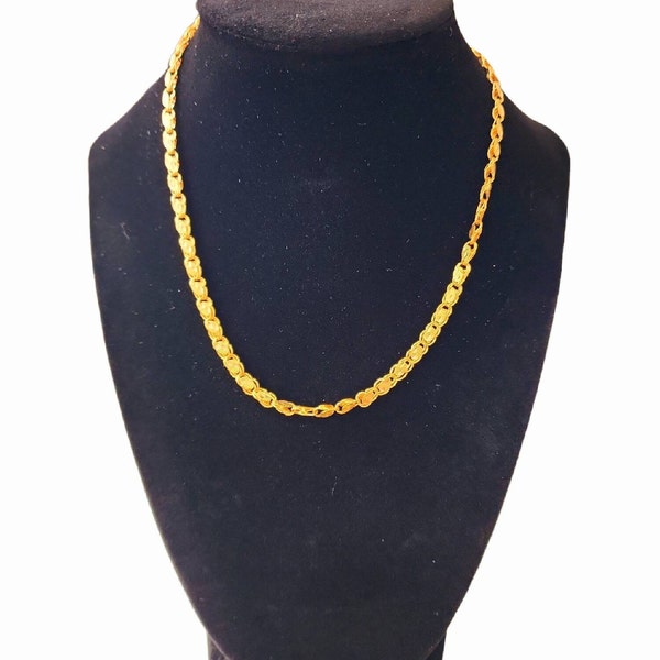 21k Gold Chain - Etsy