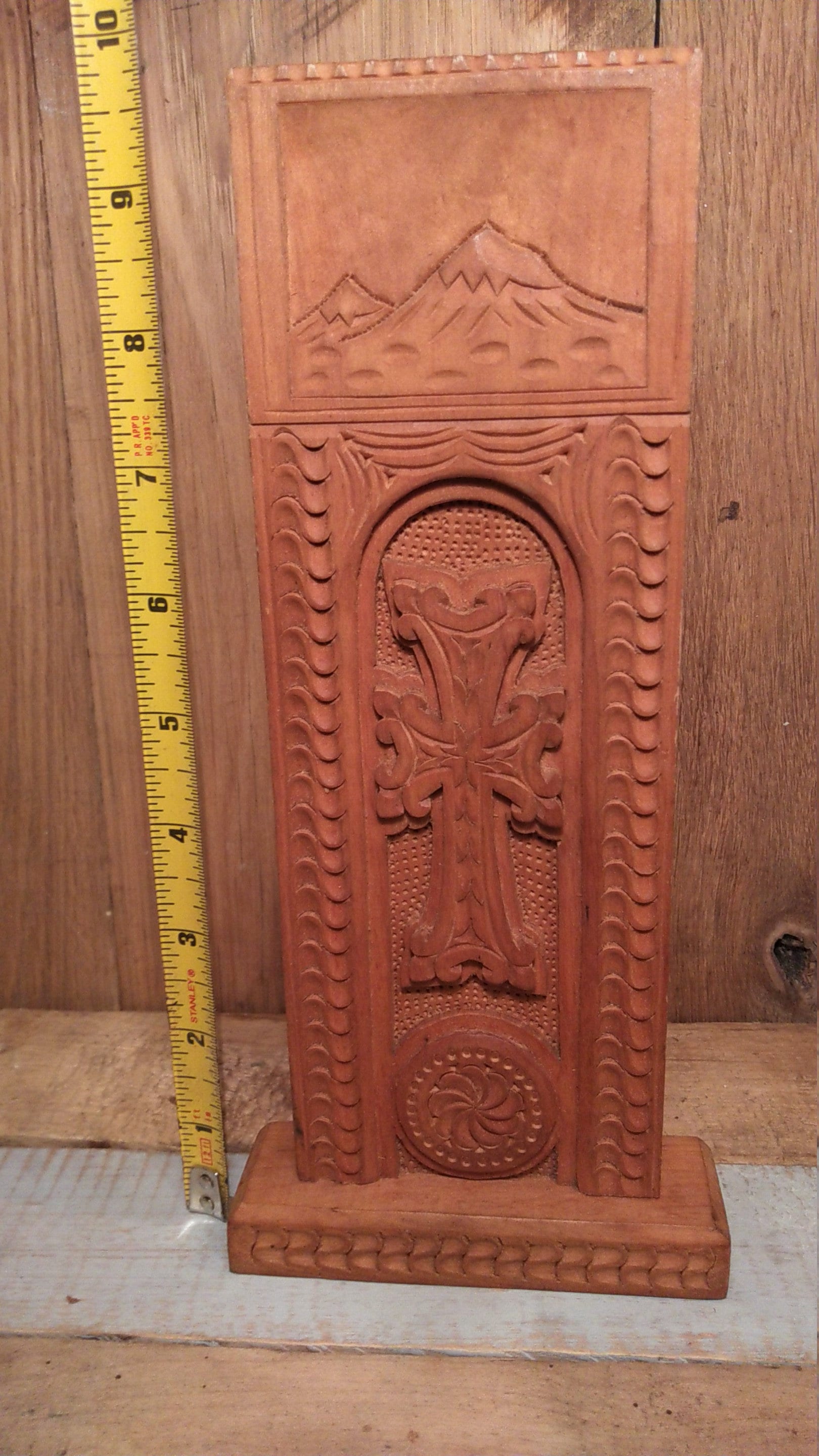 Armenian Wooden Khachkar - Etsy