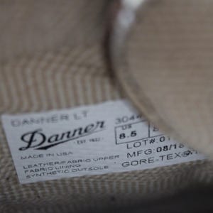 Men's US 8.5 Danner Light Khaki and Brown Leather Hiking Boots - Etsy