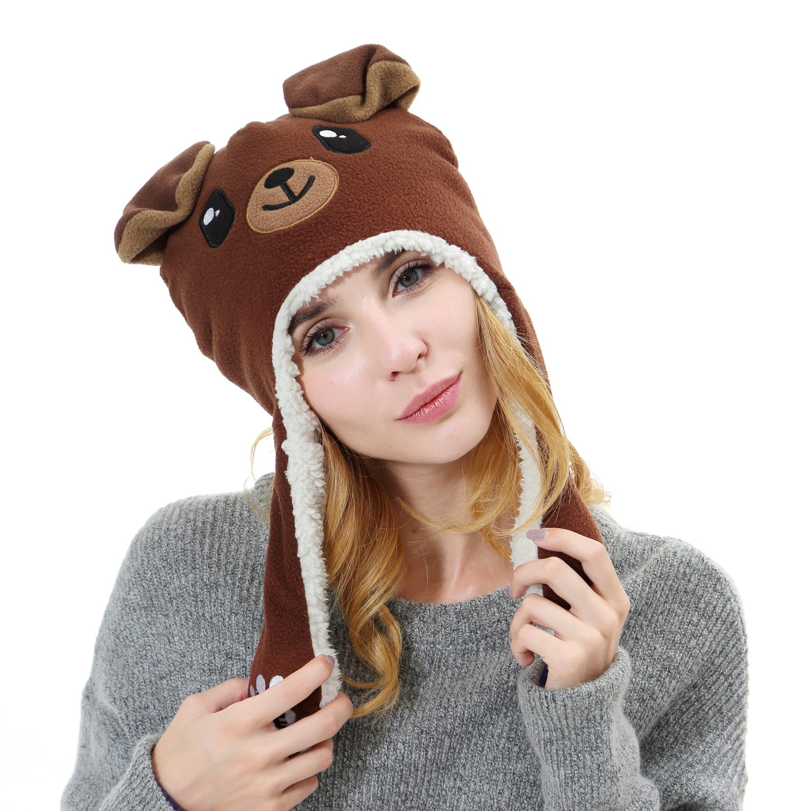 Brown Bear Moving Ears Hat Birthday Hat Bear Ear Disney - Etsy UK