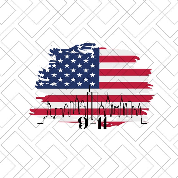 911 Memorial SVG PNG Digital Download World Trade Center 20th | Etsy