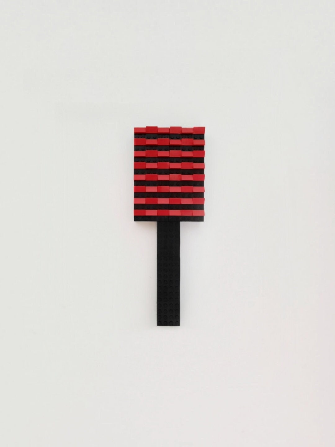 Lego BDSM Paddle, Black and Red, Embossed Rectangle - Etsy