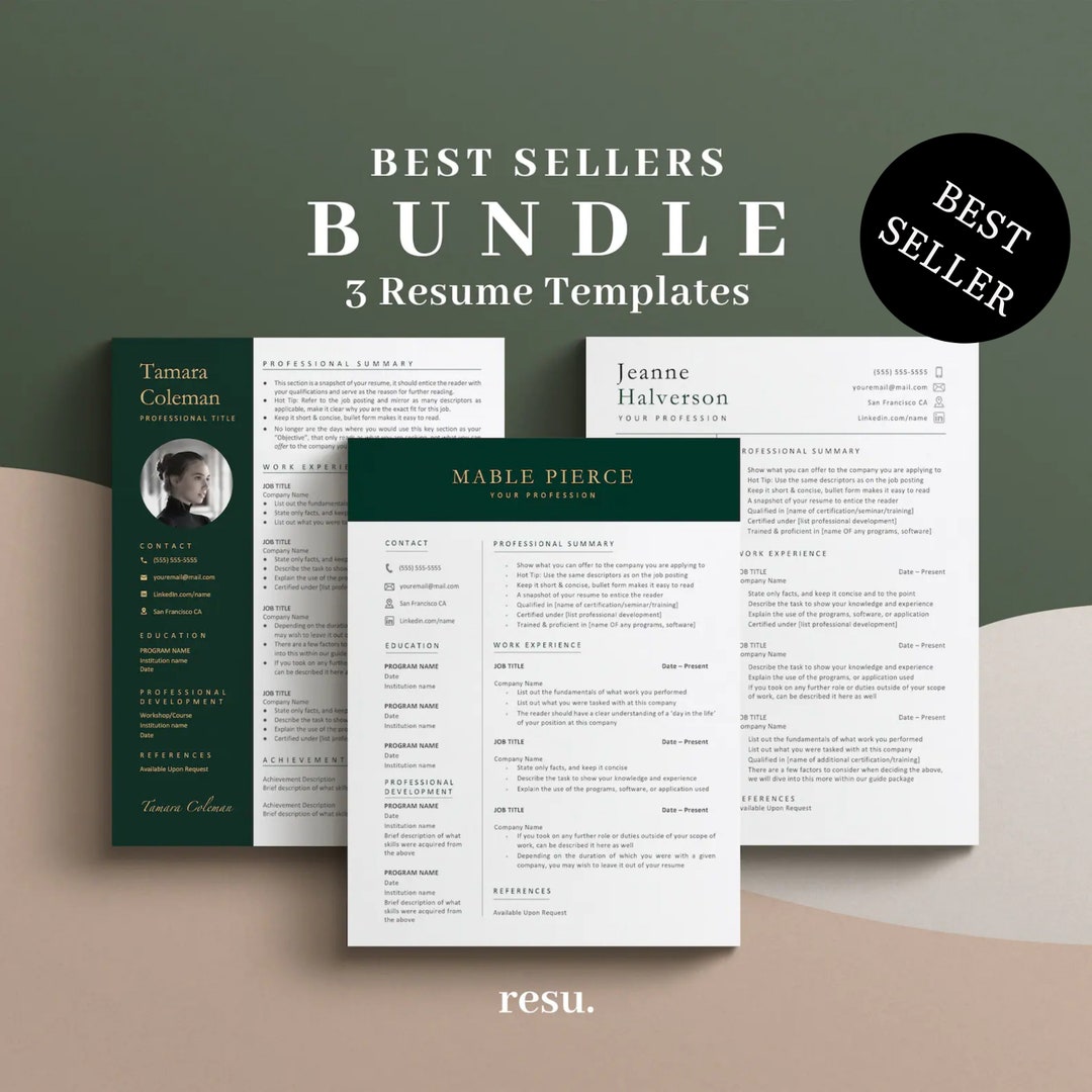 Bundle Google Resumes, Google Docs Resume, Cv Google Docs, Cv Template ...