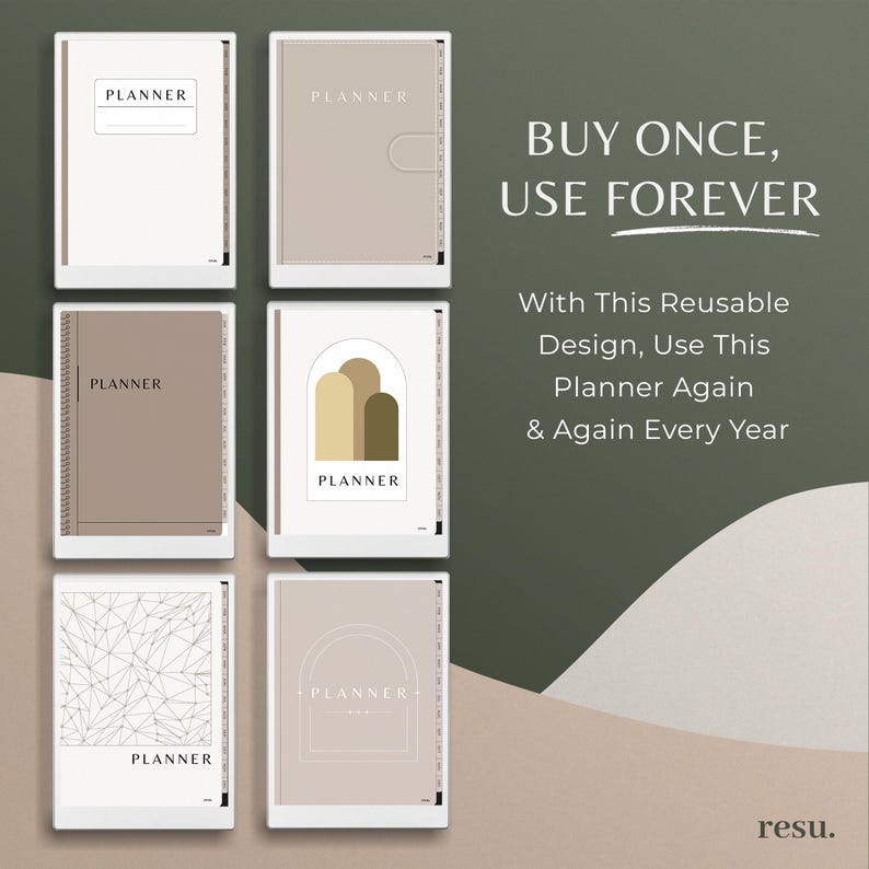 Remarkable Paper Pro Planner, Daily Digital Planner, Undated Reusable ...