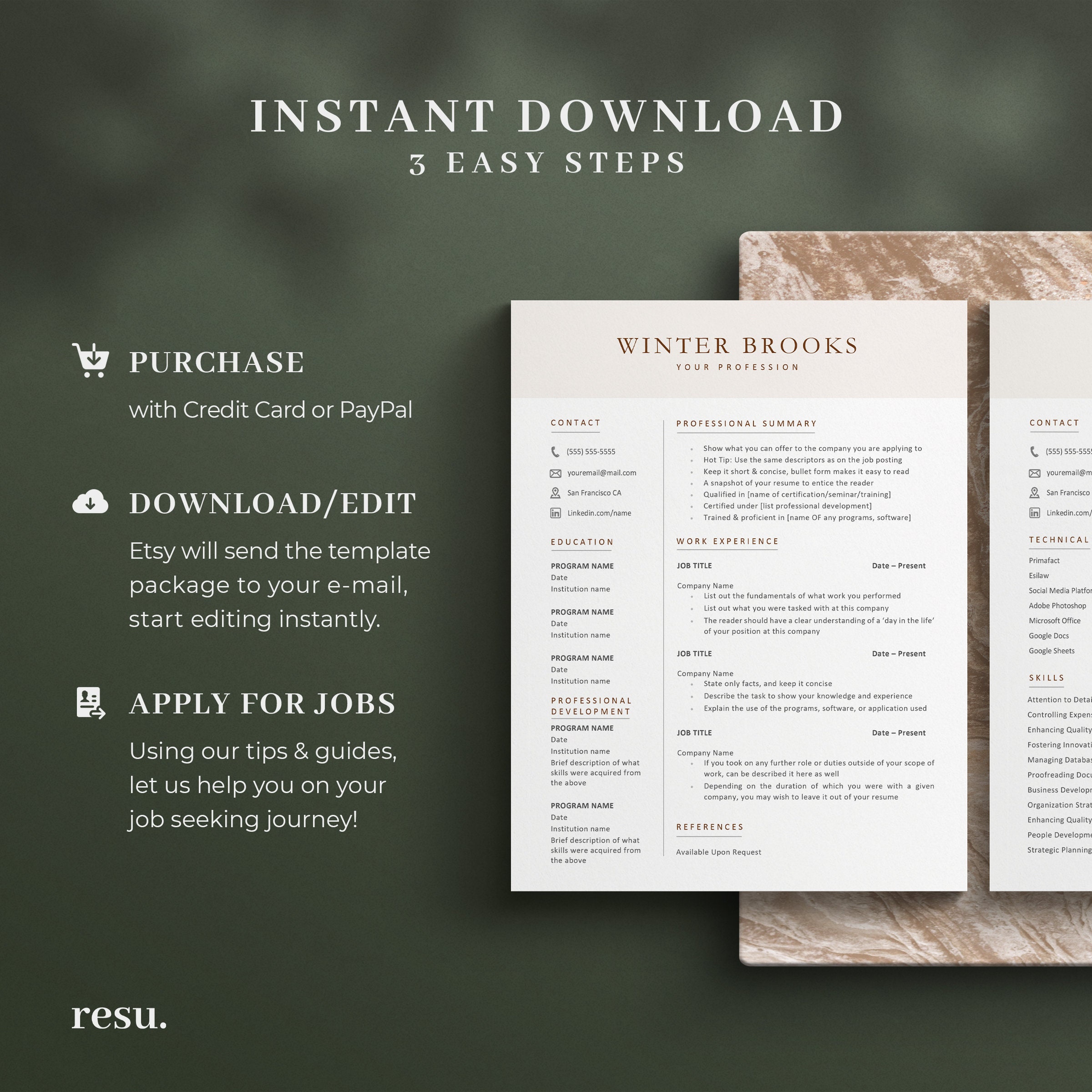Resume Google Doc, Cv Google Docs, Cv Template Word, CV Templat, CV ...