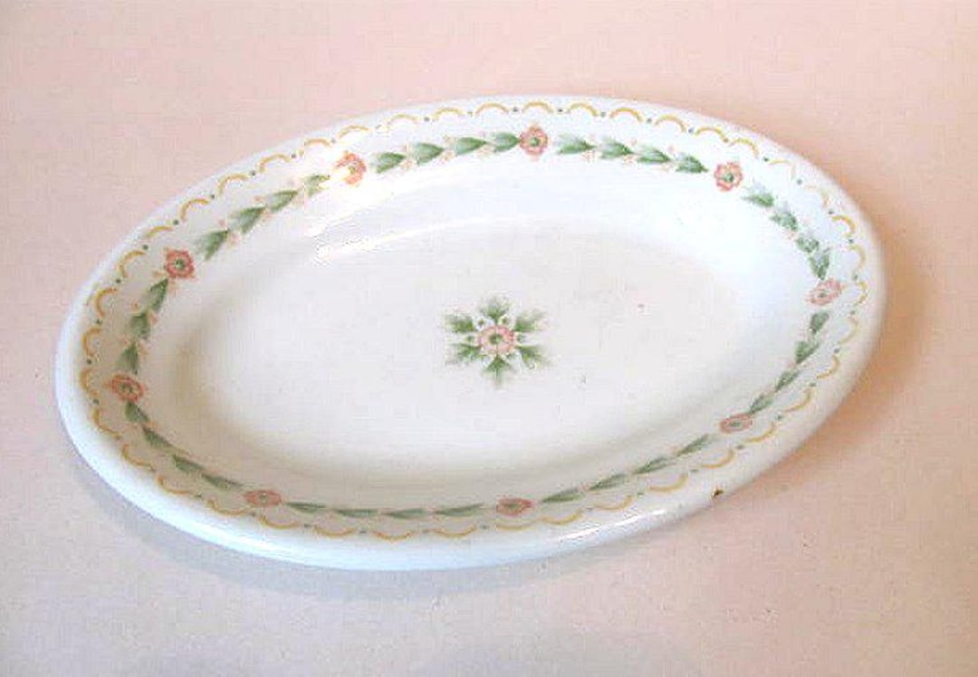 Vintage Grindley England Hotel Ware Dish 6 X 4 1/4 W/ Pretty Floral ...