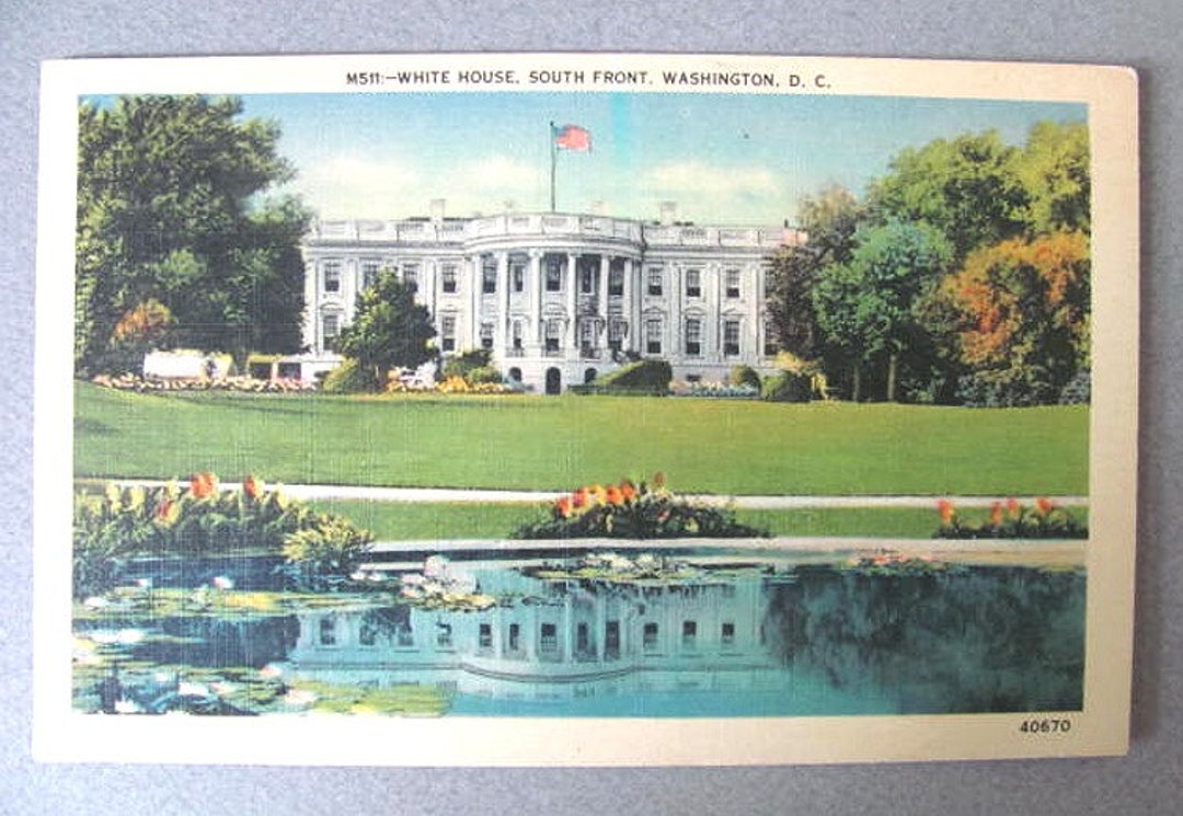Washington D.C. White House Early Vintage Unused Linen - Etsy