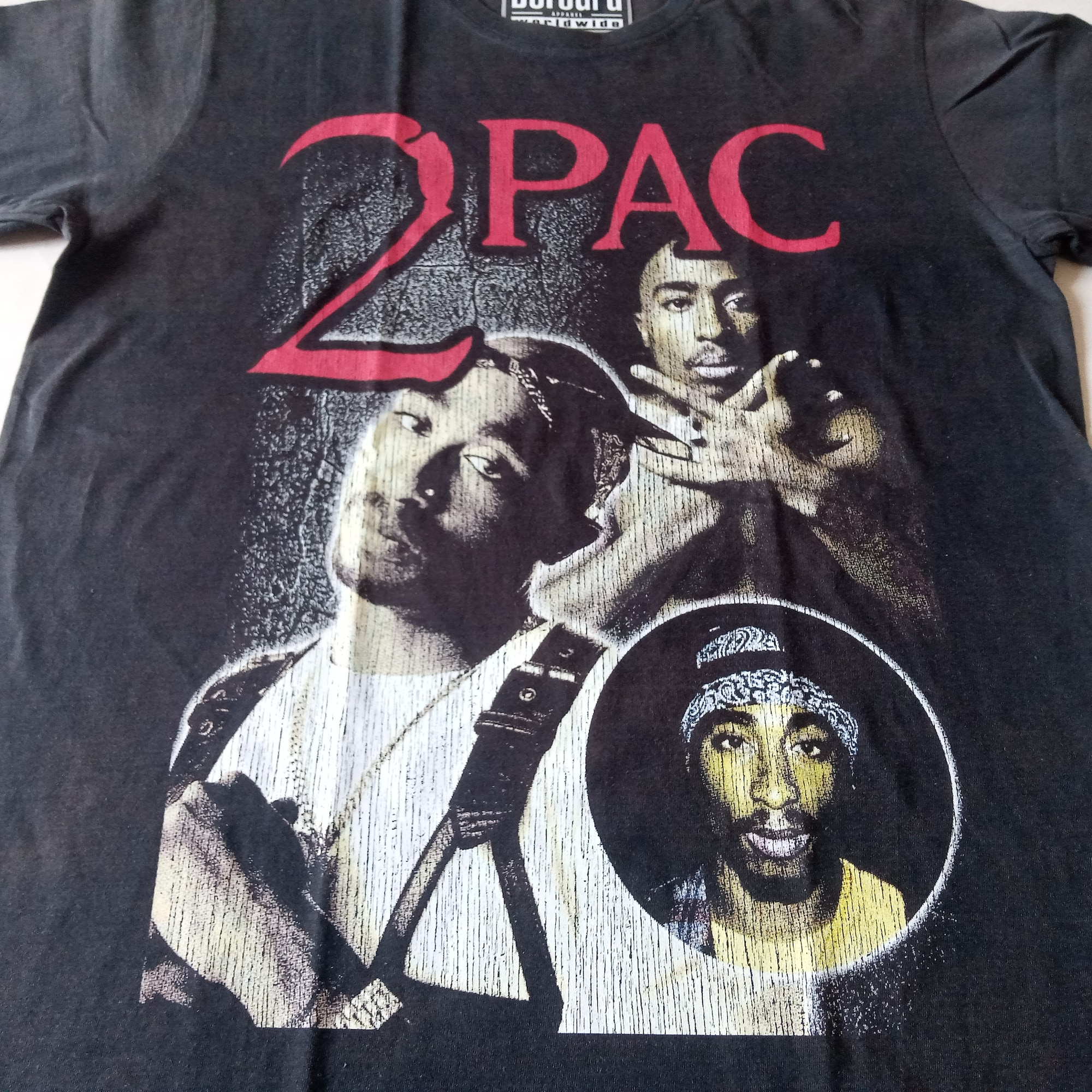 Vintage Wash 2Pac Shakur T-shirt, 2Pac Tupac Shakur Vintage T-shirt ...
