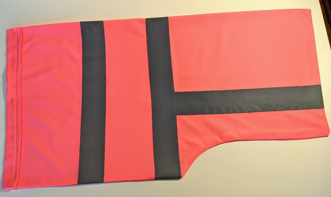 Reflective Bicycle Safety Flag Pink Extra Large | Etsy