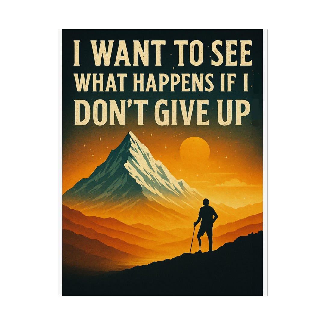 Motivational Amputee Poster: Disability Pride Art, Mountain Sunrise - Etsy