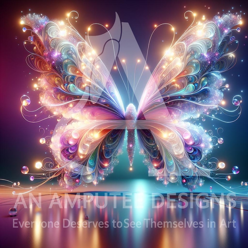 Neon Butterfly PNG Bundle: 7 Glowing Designs (digital Download) - Etsy