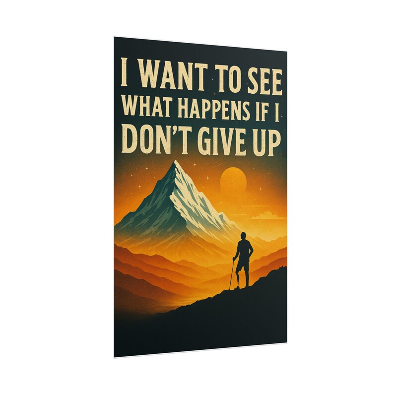 Motivational Amputee Poster: Disability Pride Art, Mountain Sunrise - Etsy