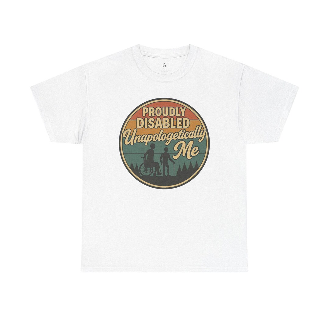 Proudly Disabled Shirt | Disability Pride T-shirt | Inclusive Retro ...