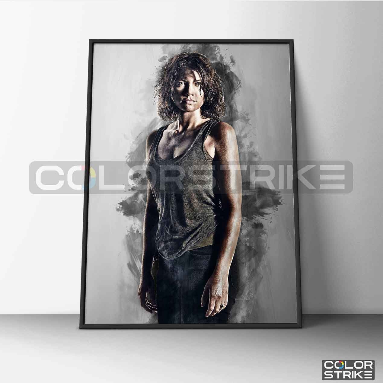 Maggie Rhee Poster Maggie Rhee Print the Walking Dead Art | Etsy