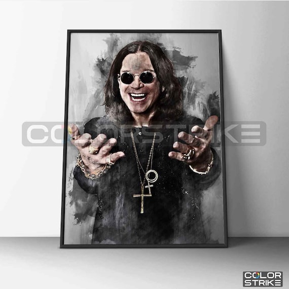 Ozzy Osbourne Poster Ozzy Osbourne Print Art Print Wall Art - Etsy