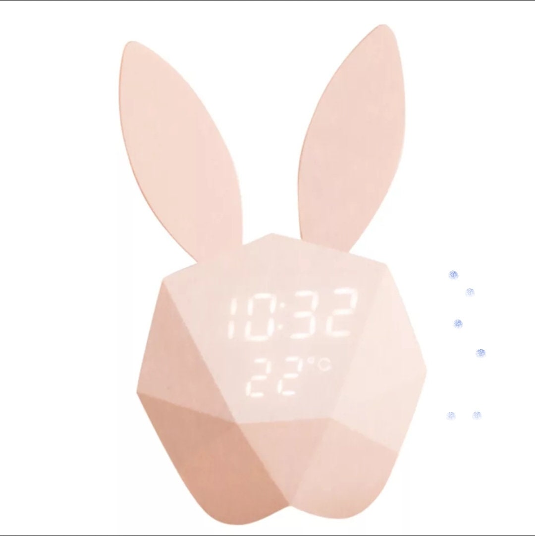 Children Rabbit Clock - Etsy