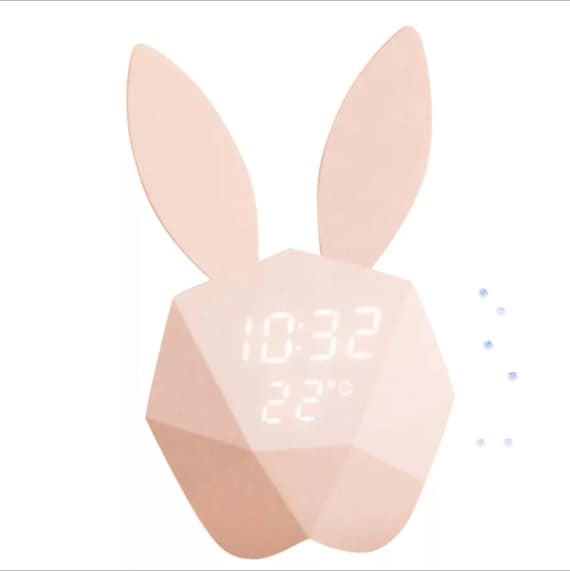 Children Rabbit Clock - Etsy