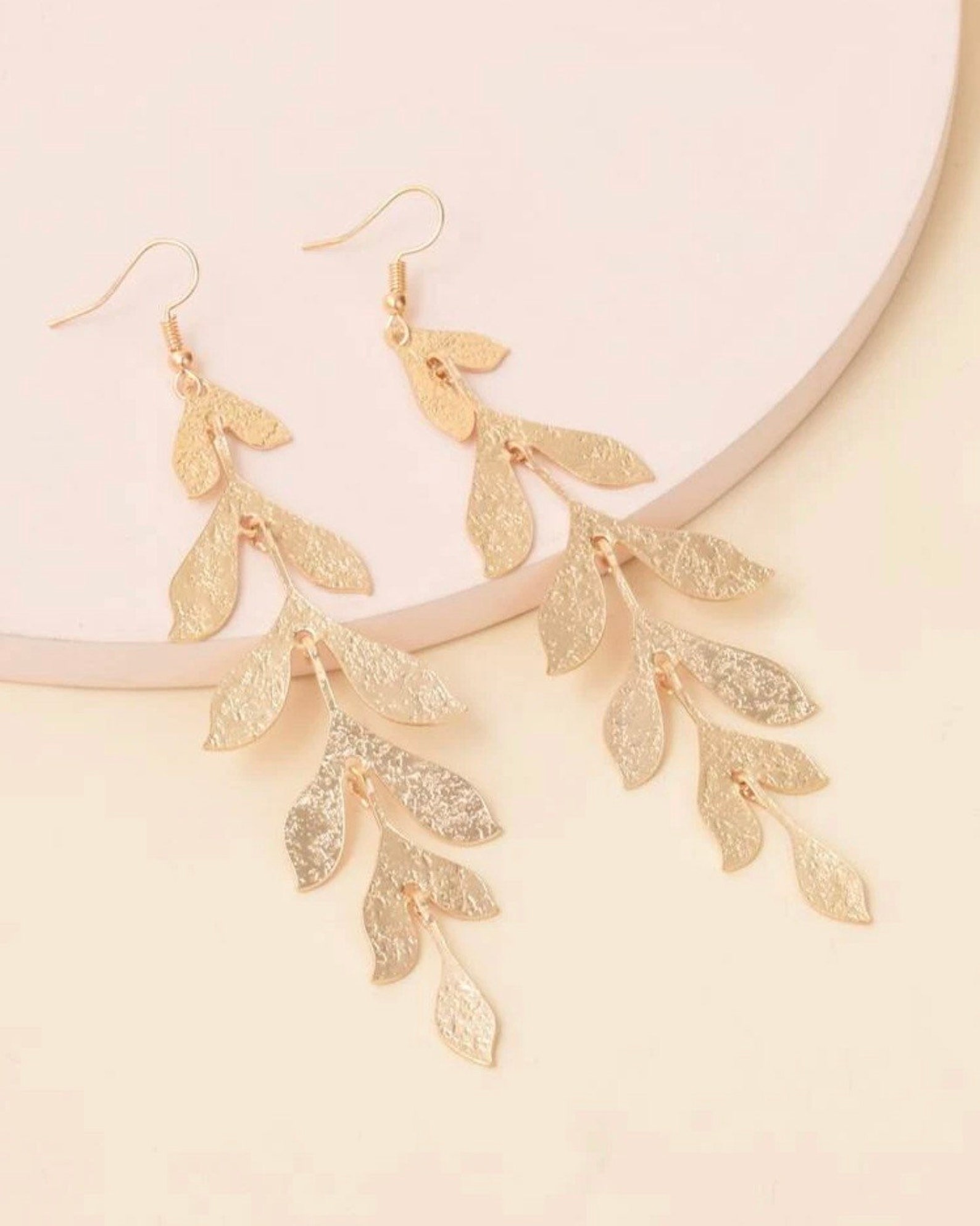 Gold Statement Earrings - Etsy