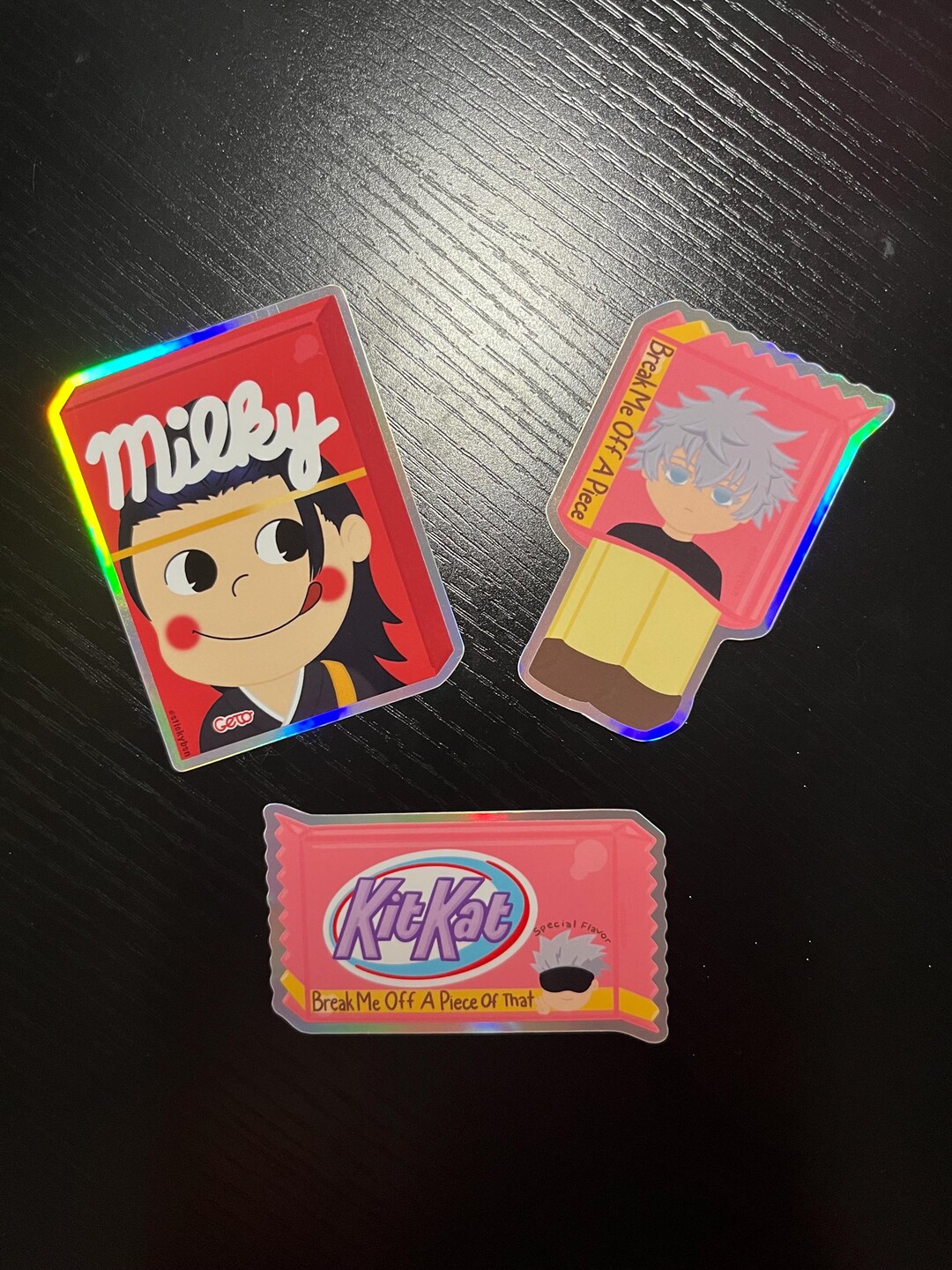 JJK Cursed Sorcerer Candy Holographic Vinyl Sticker - Etsy