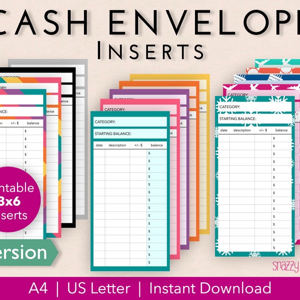 Cash Envelope System - Etsy