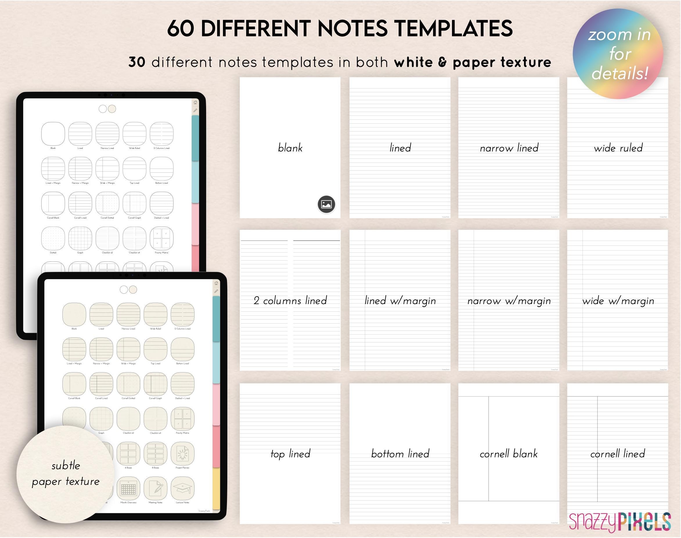 5 Digital Notebooks (candy), 5 Tabs for Goodnotes Notability, Digital ...