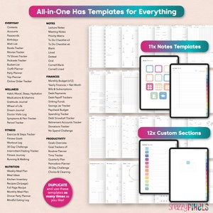 Digital Student Planner DATED 2024-2025 portrait Academic Planner ...
