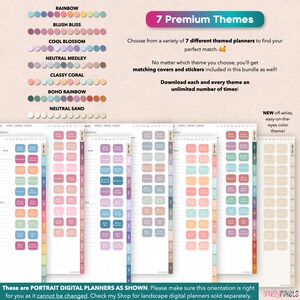 Digital Student Planner DATED 2024-2025 portrait Academic Planner ...