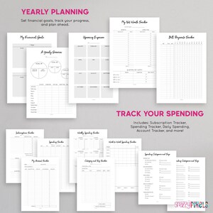 Budget Planner Printable PDF minimalist, Finance Planner, Budget Binder ...