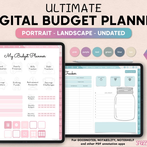 Budget Planner - Etsy