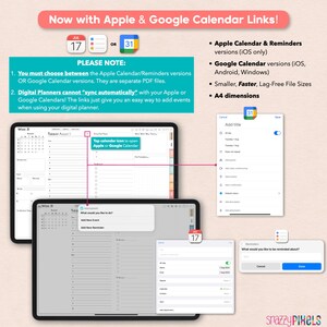 ALL-IN-ONE Digital Student Planner coral, 2023-2024 Academic Planner ...