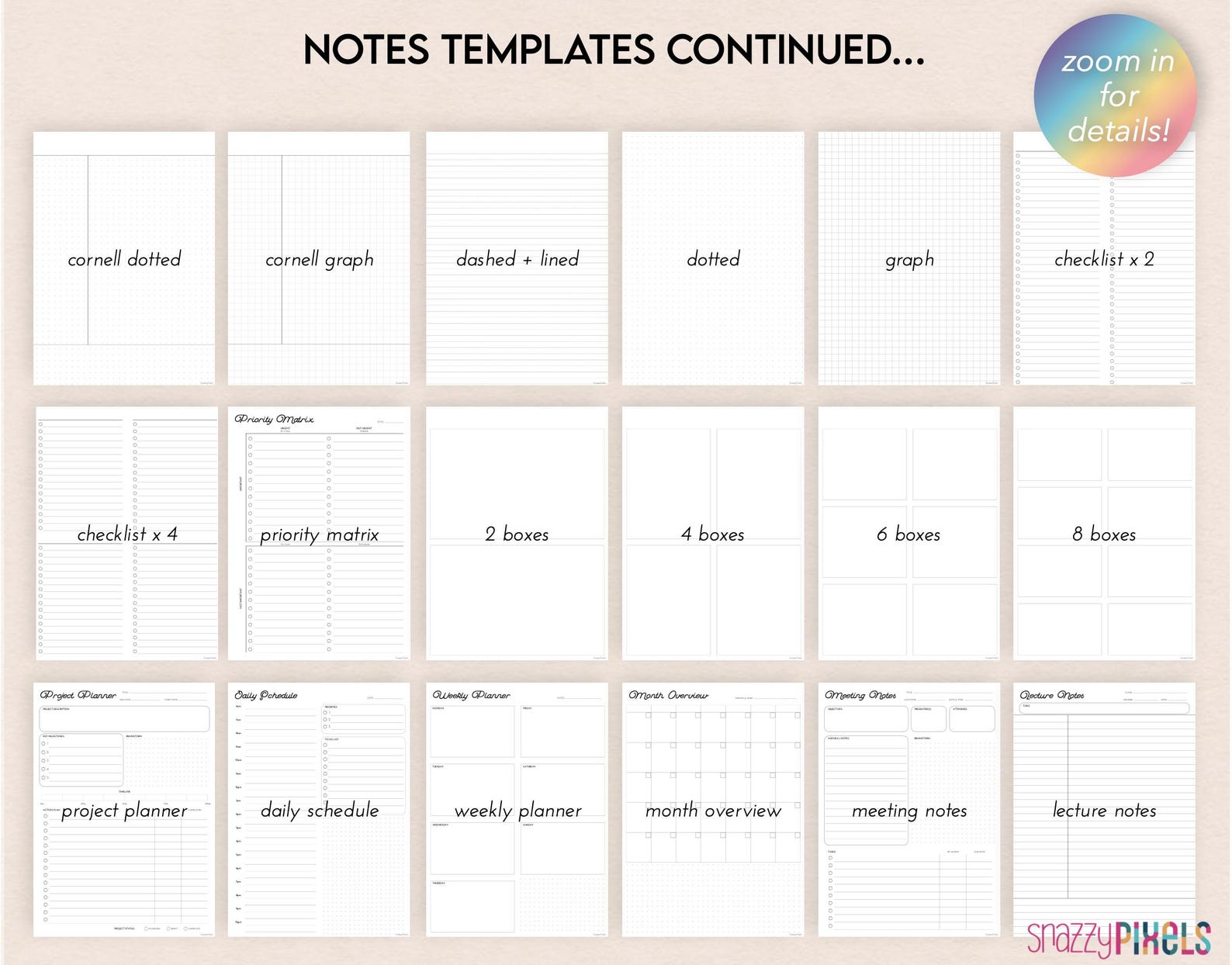 5 Digital Notebooks (candy), 5 Tabs for Goodnotes Notability, Digital ...