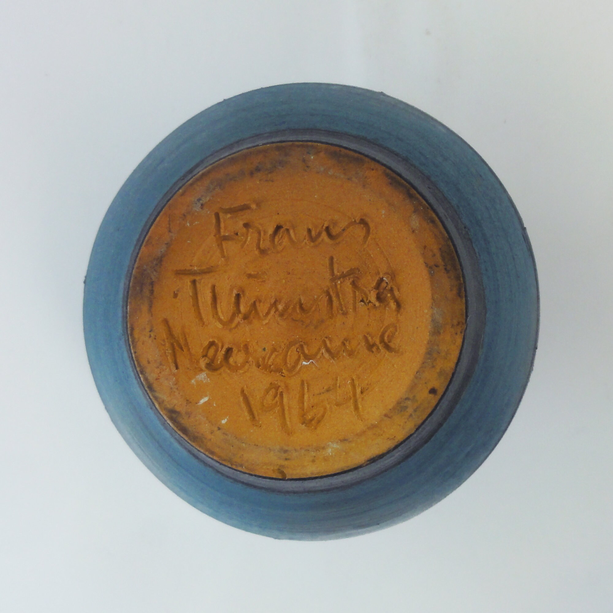 Frans Tuinstra Neercanne Sixties Sgraffito Vase Dutch Studio Pottery ...