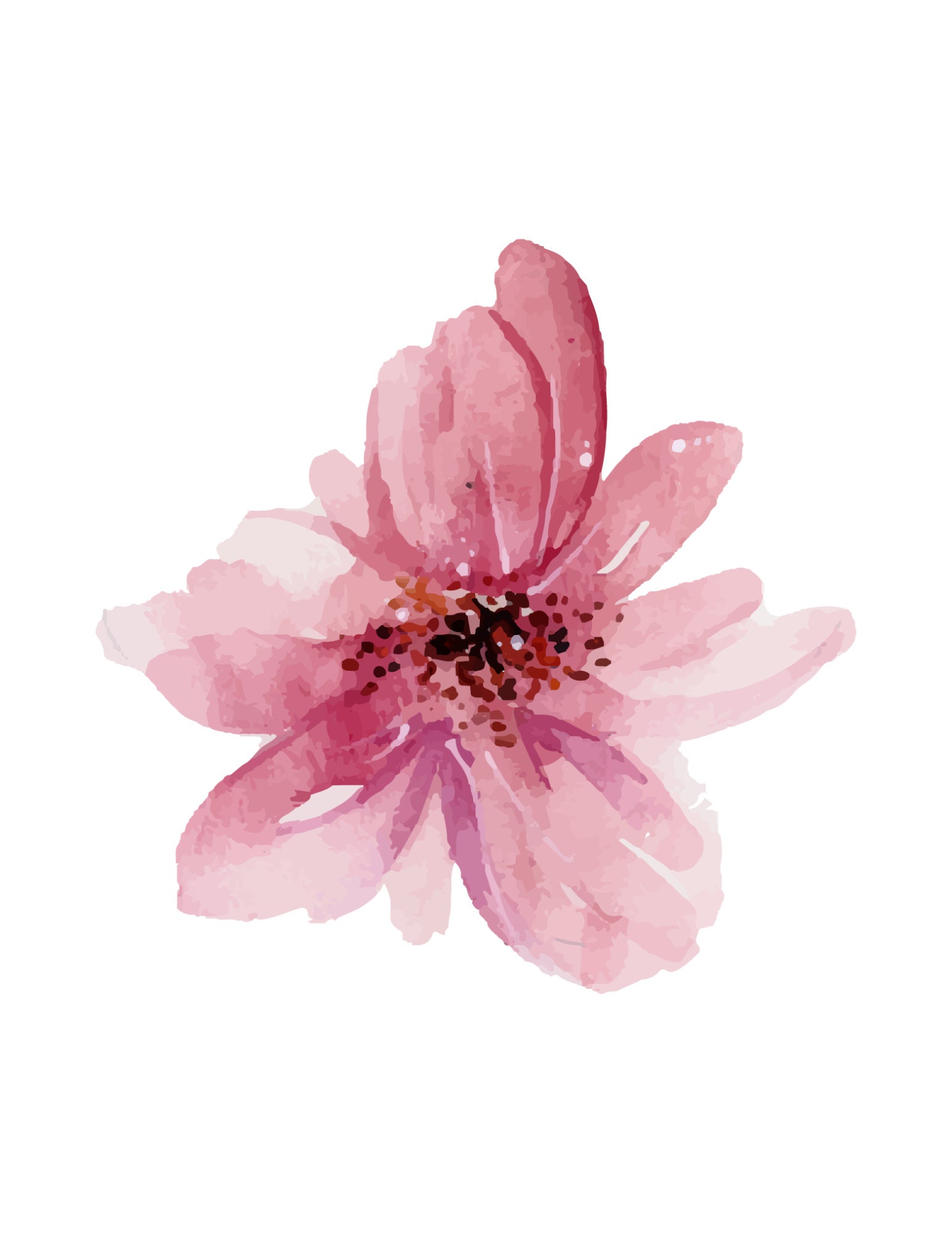 Printable Watercolor Flowers | Printable | Floral - Etsy