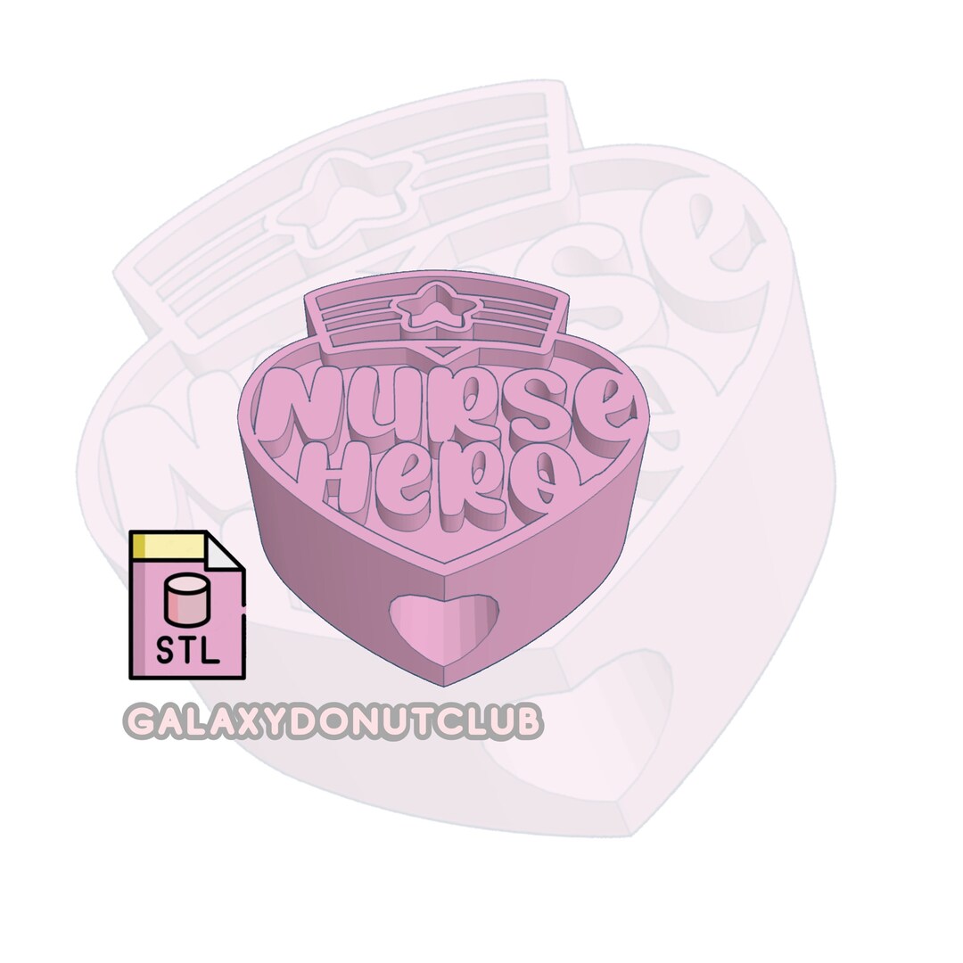 2 - Straw Topper .stl Files | 3d Printing File Nurse Hero Design ...