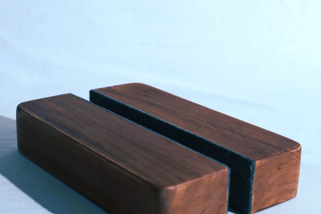 Solid Wood Laptop Stand Single and Double Placements Office Decor ...