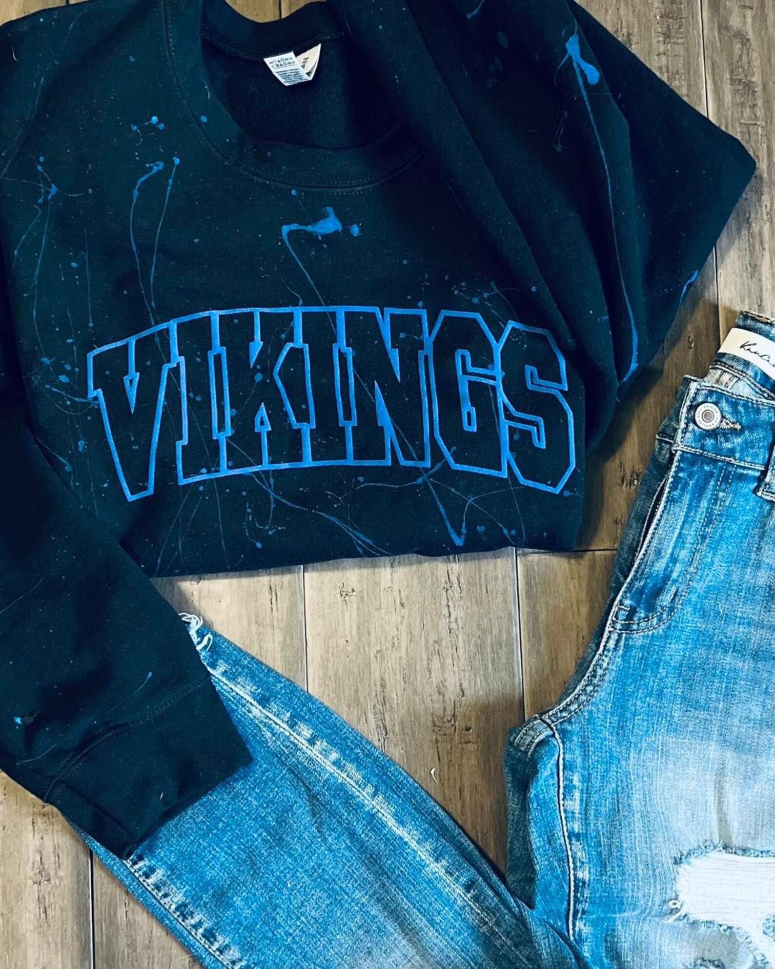 School Spirit Splatter Sweatshirts - Etsy