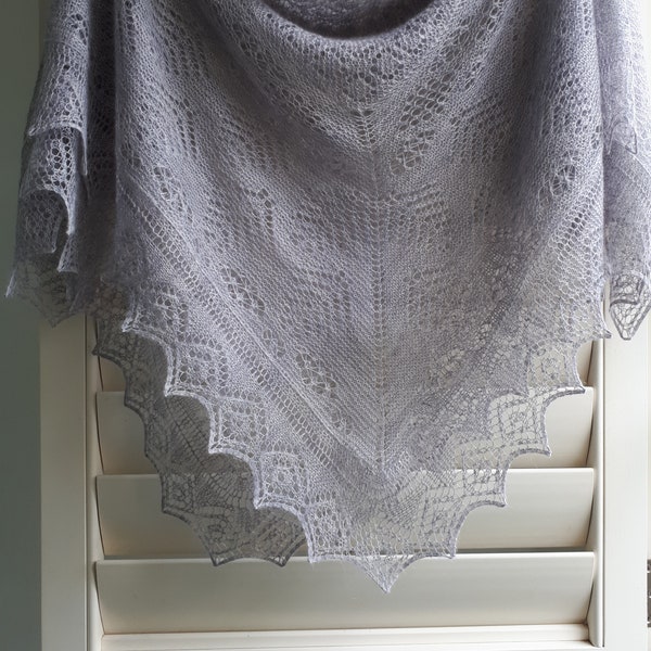 Kawaii Kidsilk Handknitted Lace Shawl Pattern PDF - Etsy Canada