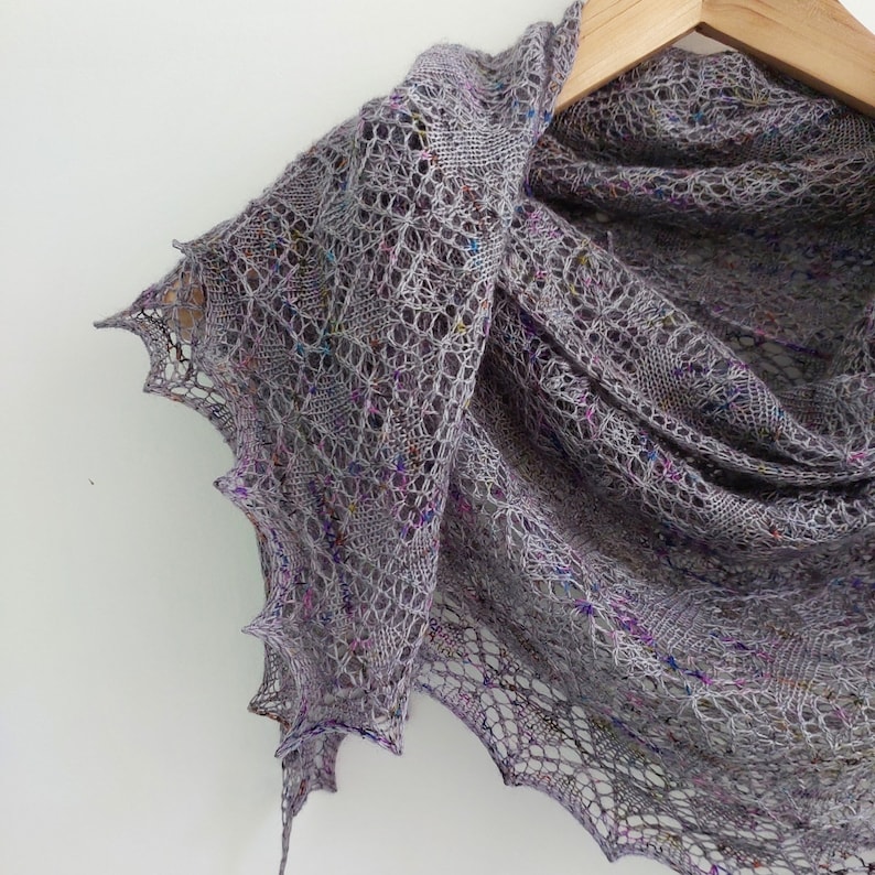 Clearing Shining (after Rain) Lace Knitting Shawl Pattern - Etsy