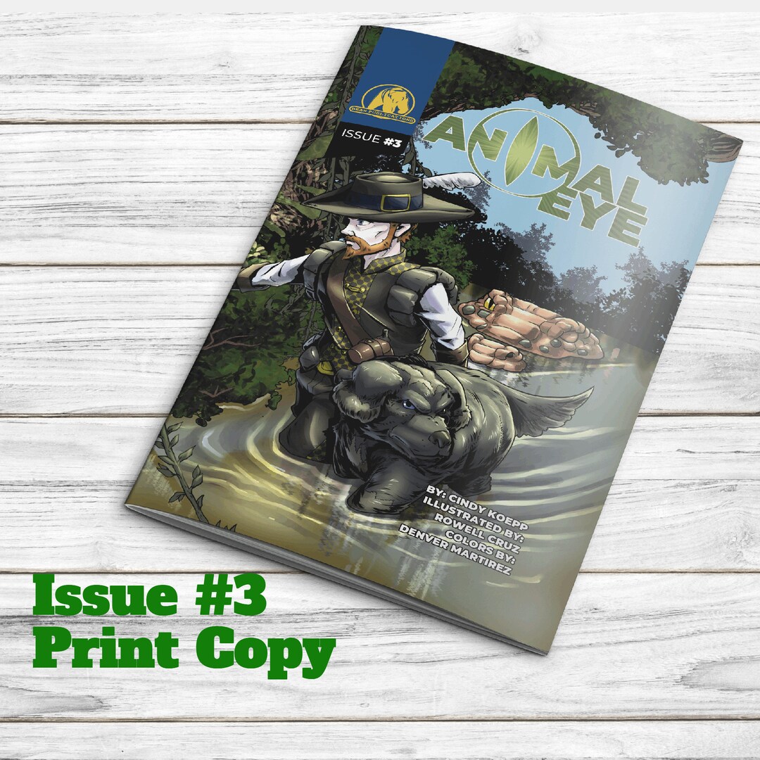 Comic Book Animal Eye Issue 3 Print Edition - Gamelit Litrpg Graphic Novel by Cindy Koepp ...