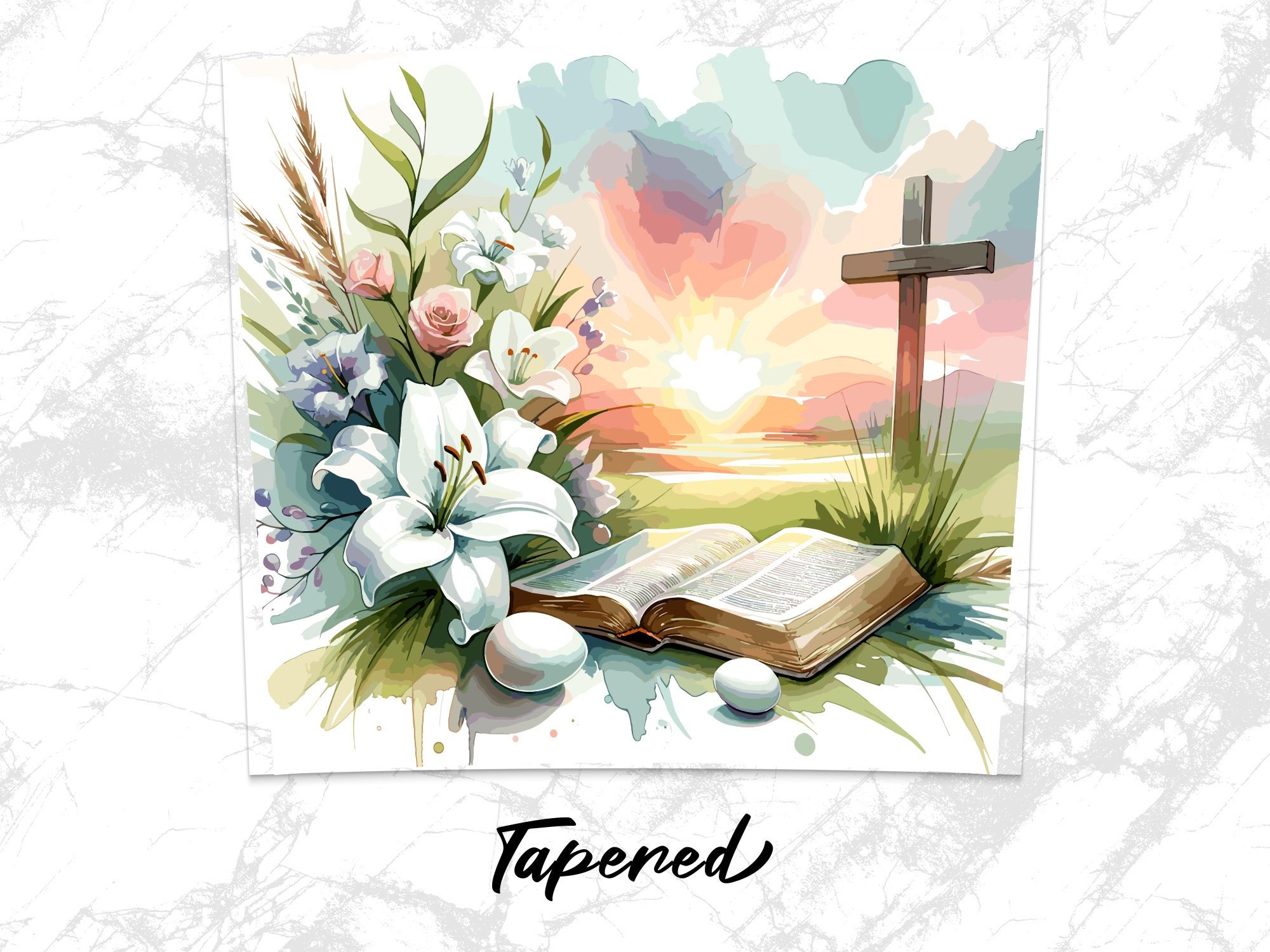 20oz Tumbler Wrap, Christian Easter Theme, Digital Download ...