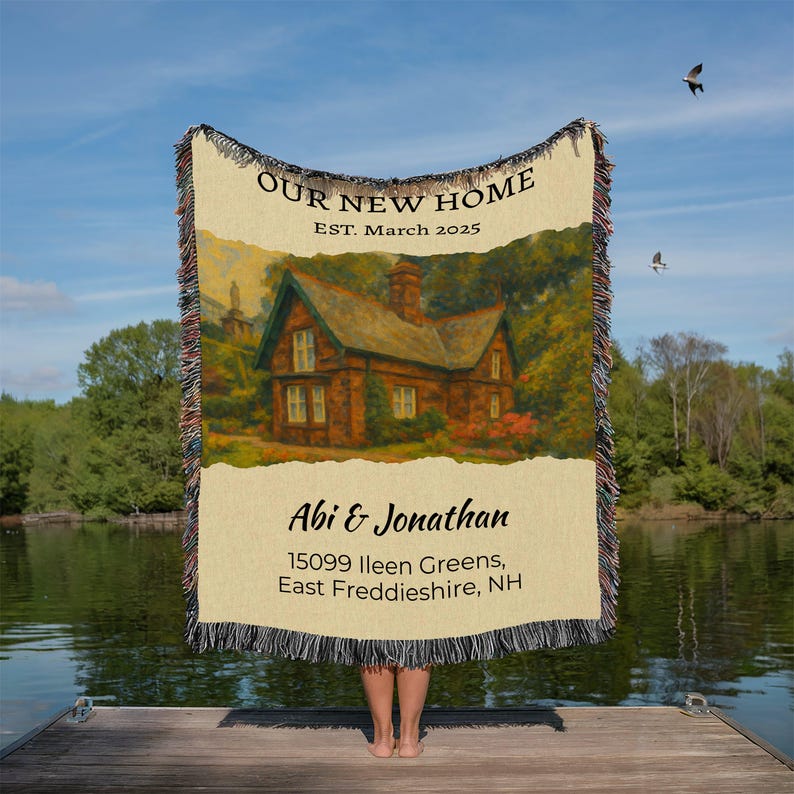 Watercolor House Portrait From Photo - Dreamy New Home Gift, Perfect ...