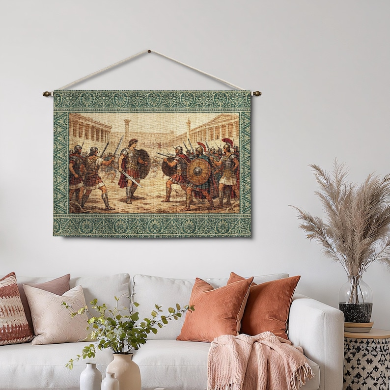 Roman Legion Woven Tapestry: Ancient Rome Historical Decor - Etsy