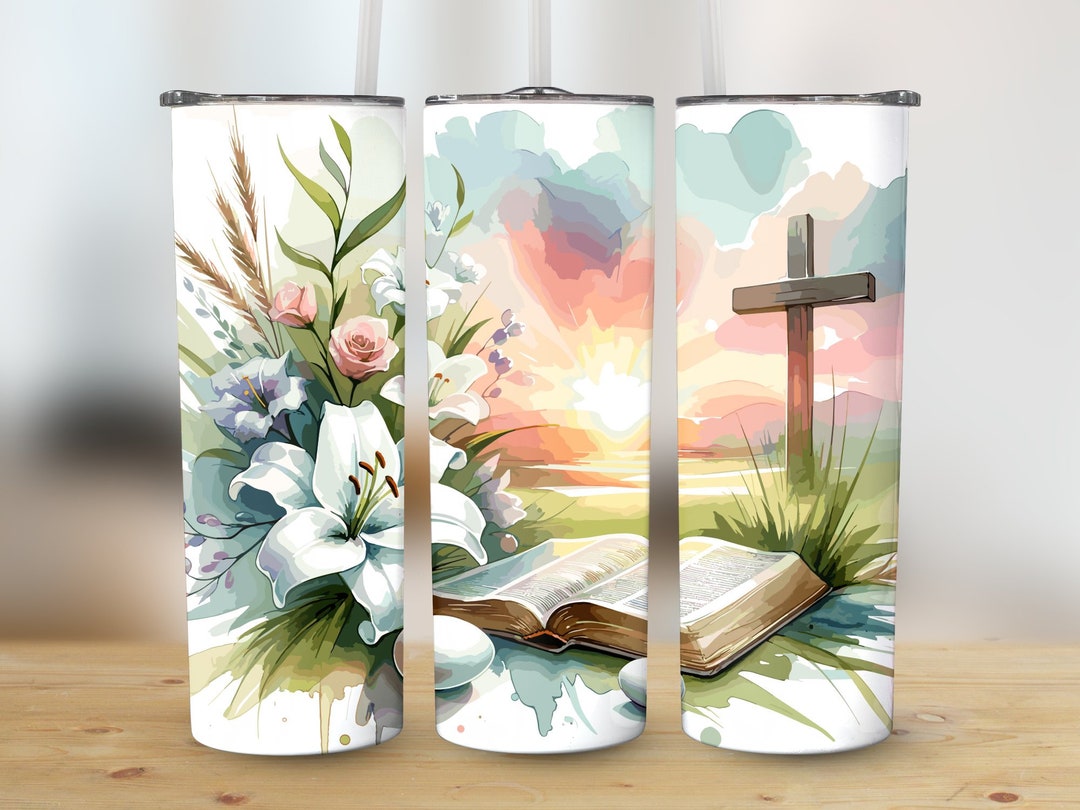 20oz Tumbler Wrap, Christian Easter Theme, Digital Download ...