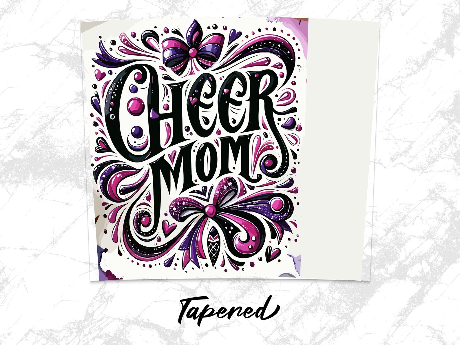 Cheer Mom Tumbler Wrap 20oz Design, Custom Name Seamless PNG ...