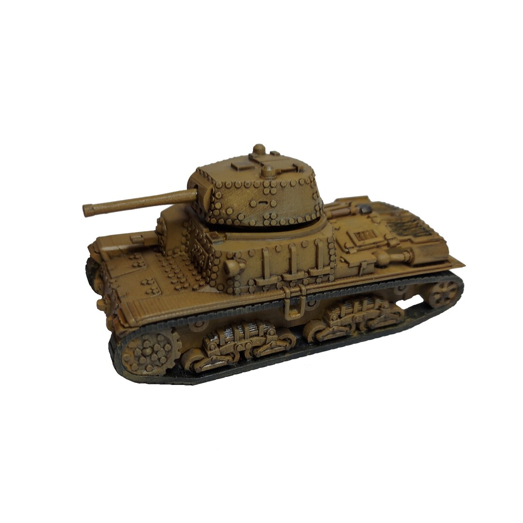 Italian M15/42 Medium Tank, World War Two, 28mm/20mm/15mm 1/56, 1/72, 1 ...