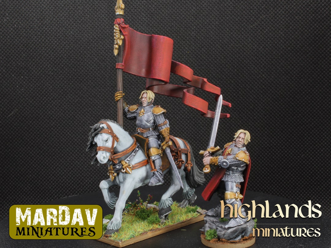 Baroness of Gallia, Fantasy, 28mm/32mm 3D Resin Printed for Wargaming ...